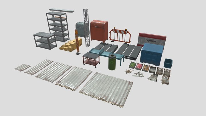 Shelves 3D models - Sketchfab