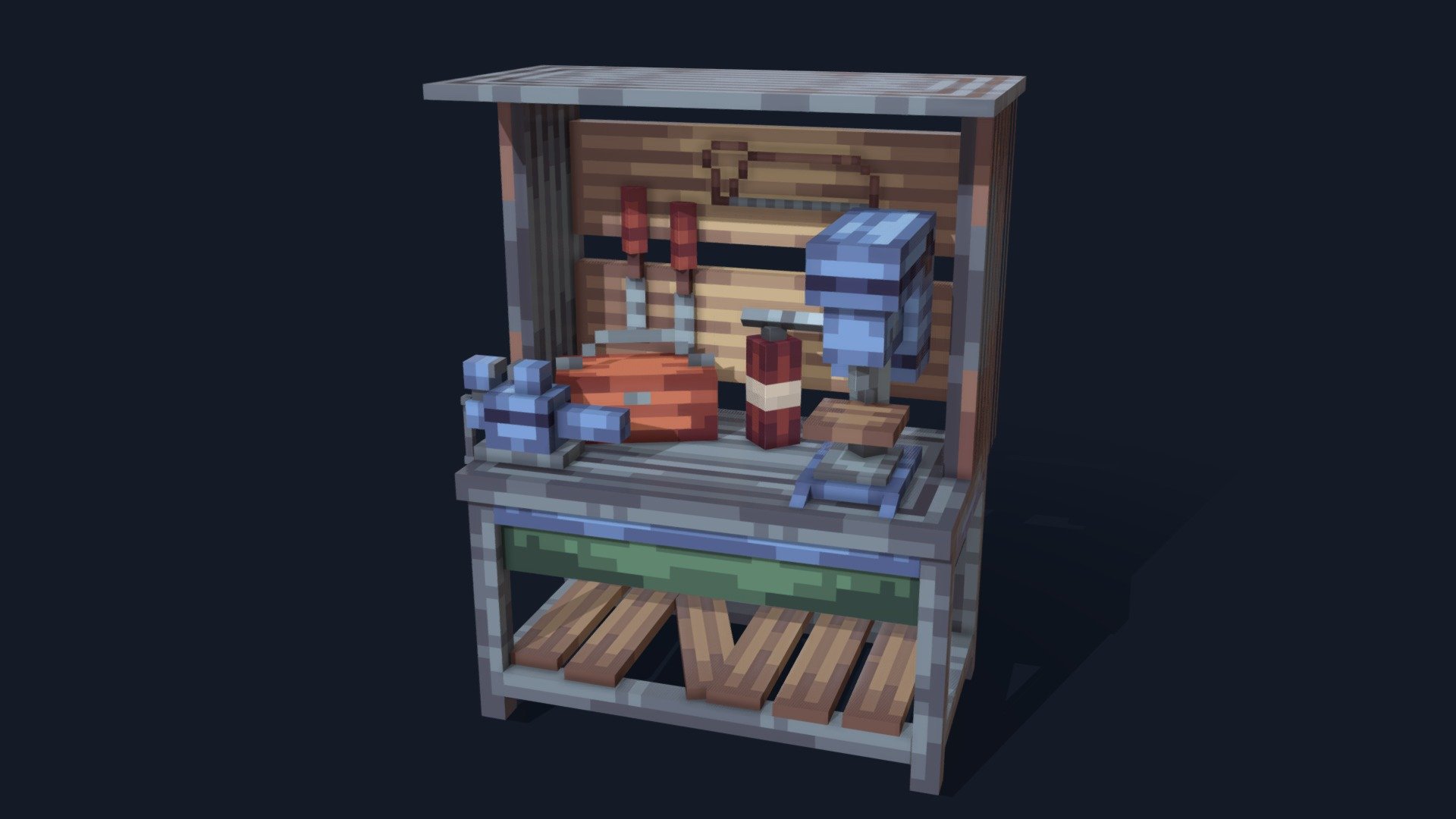 Workbench Tier 2 Rust 3d Model By Tem4ik Tem4ikufa [8589d12