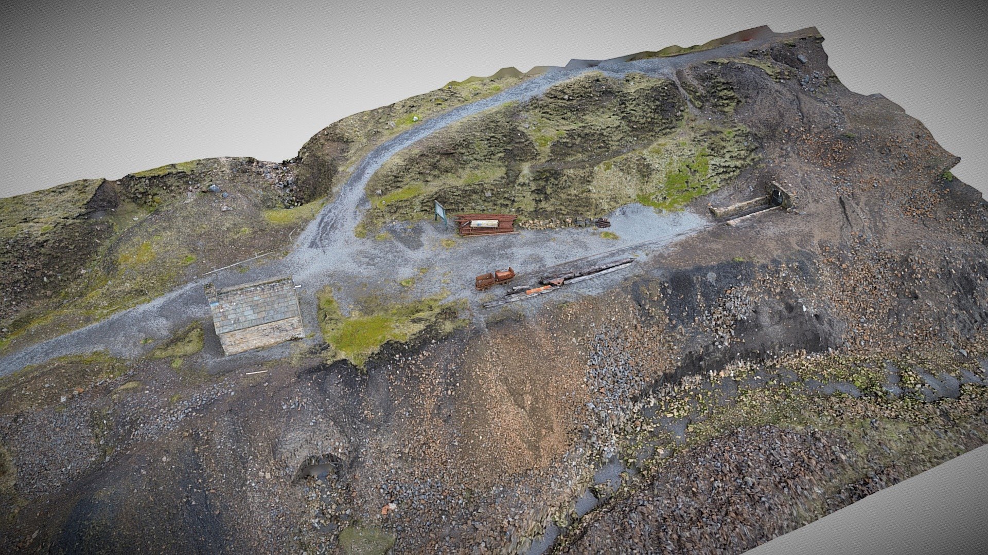 Carrs Mine Entrance and Mineshop, Nenthead Mines - 3D model by North ...