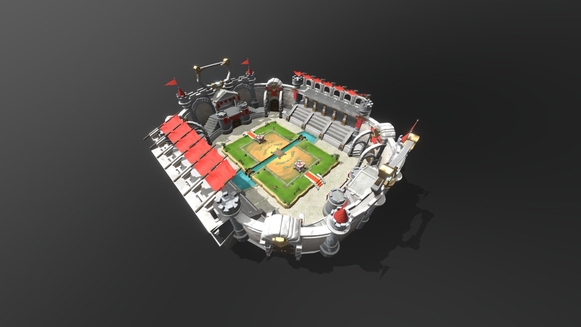 The Arena - 3D model by Dinh Vi (@dinhvi) [858ba44] - Sketchfab