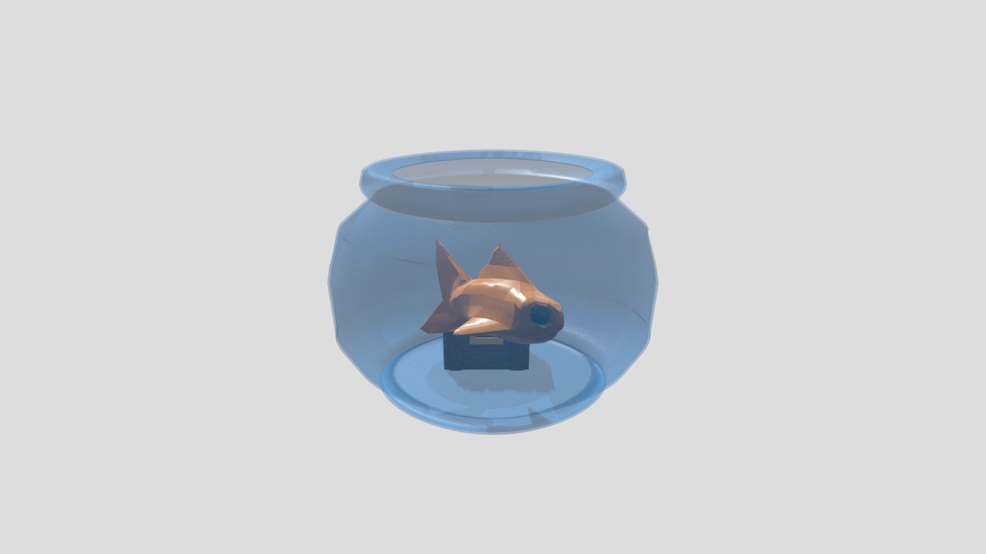 Fish Bowl Model Set - 3D model by roninthatcher [85911df] - Sketchfab