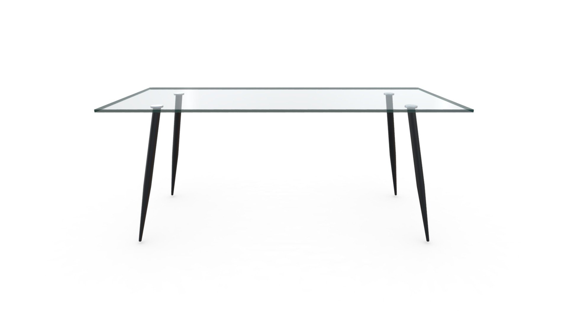 200834 MESA DE COMEDOR WILMA 180*80*75 VIDRIO - Buy Royalty Free 3D ...