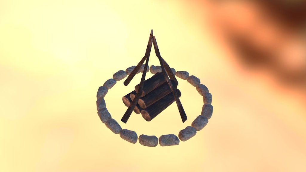 Campfire - Download Free 3D model by Felipe (@champz) [8593d31] - Sketchfab