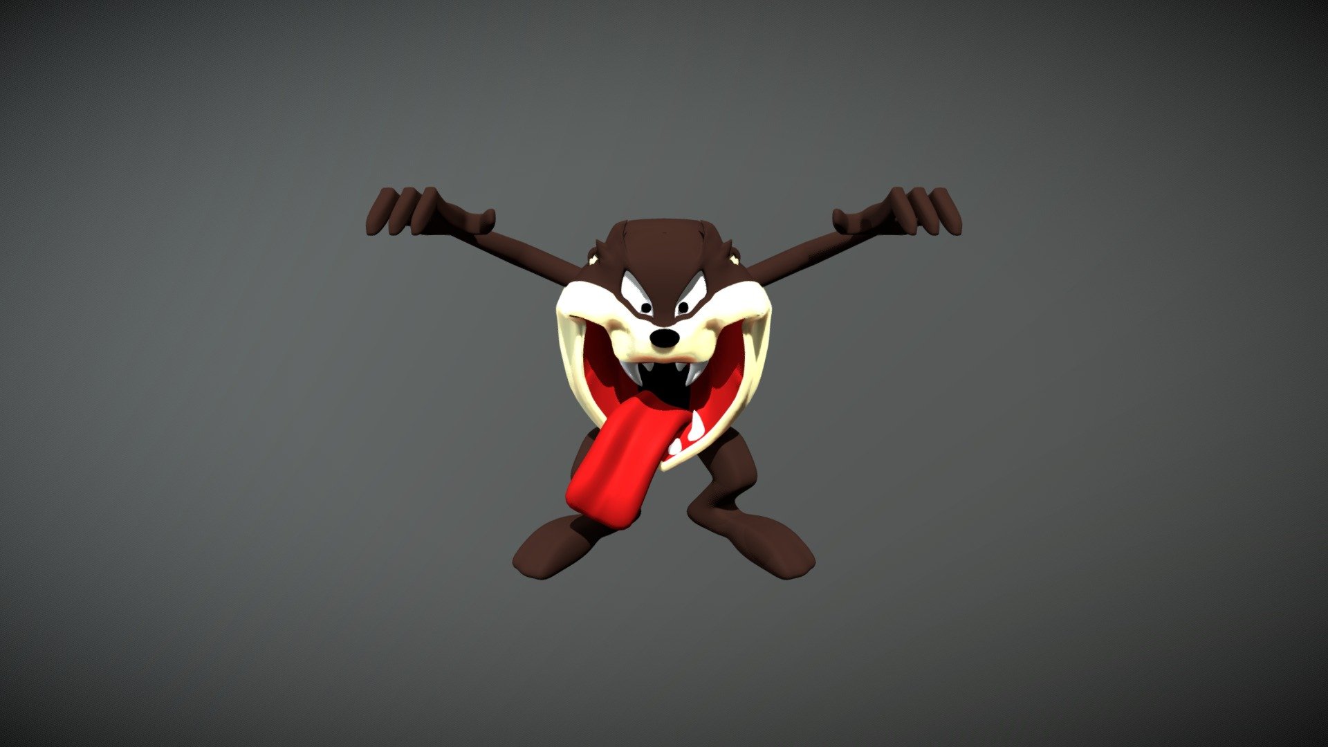 Taz-manian Devil 3D - 3D model by pnrzkmpfwgnschs (@1453) [85949a5 ...