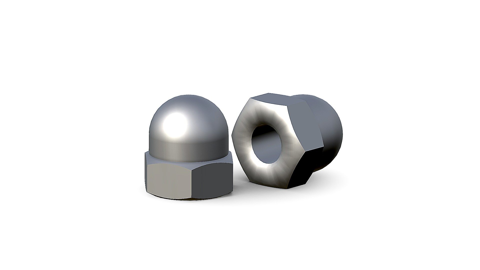 ACORN NUT - 3D model by Engineering Edge (Singapore) Pte Ltd (@eedgesg ...