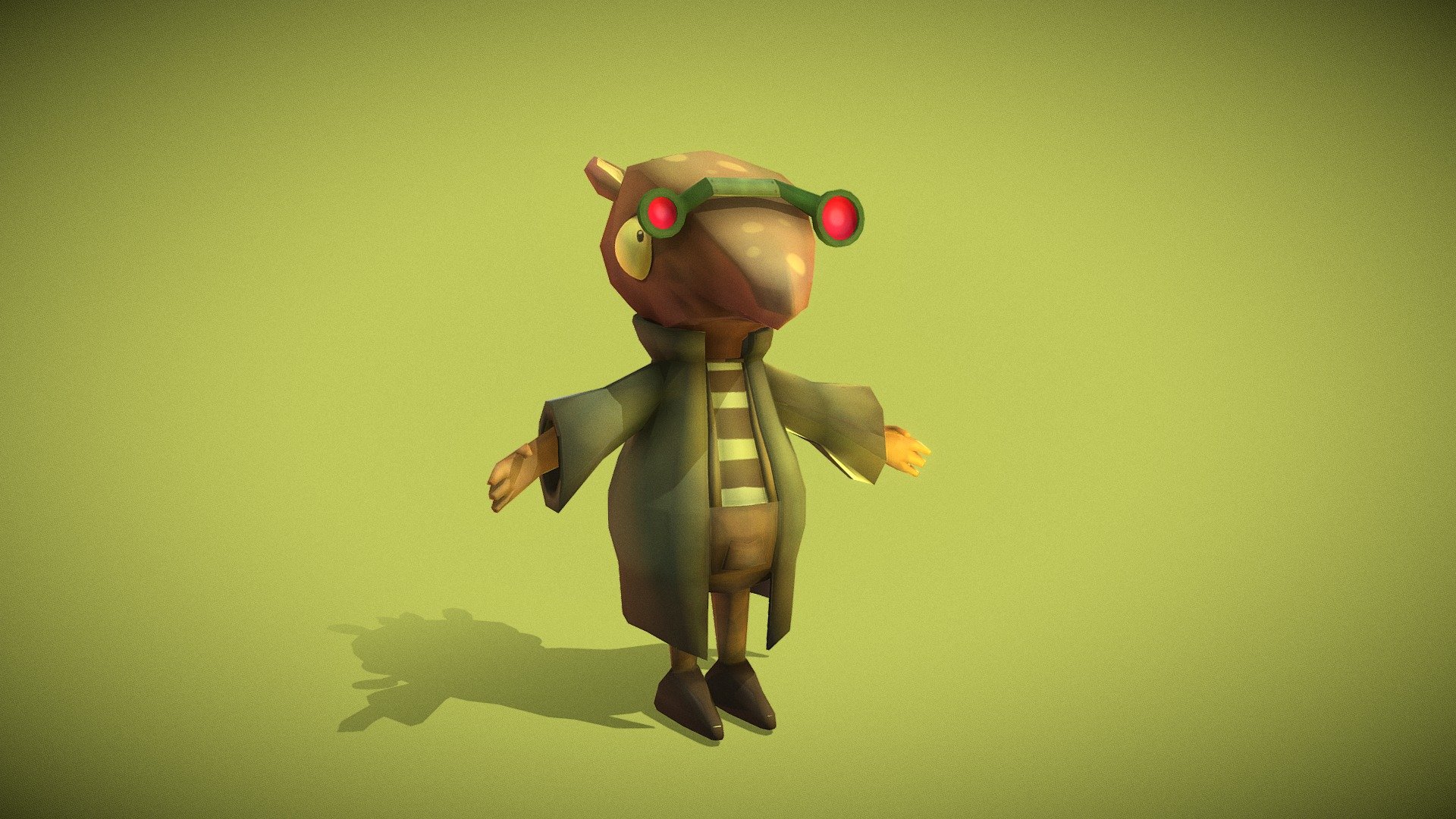 Anteater Character - 3D model by cyaboron [8595120] - Sketchfab