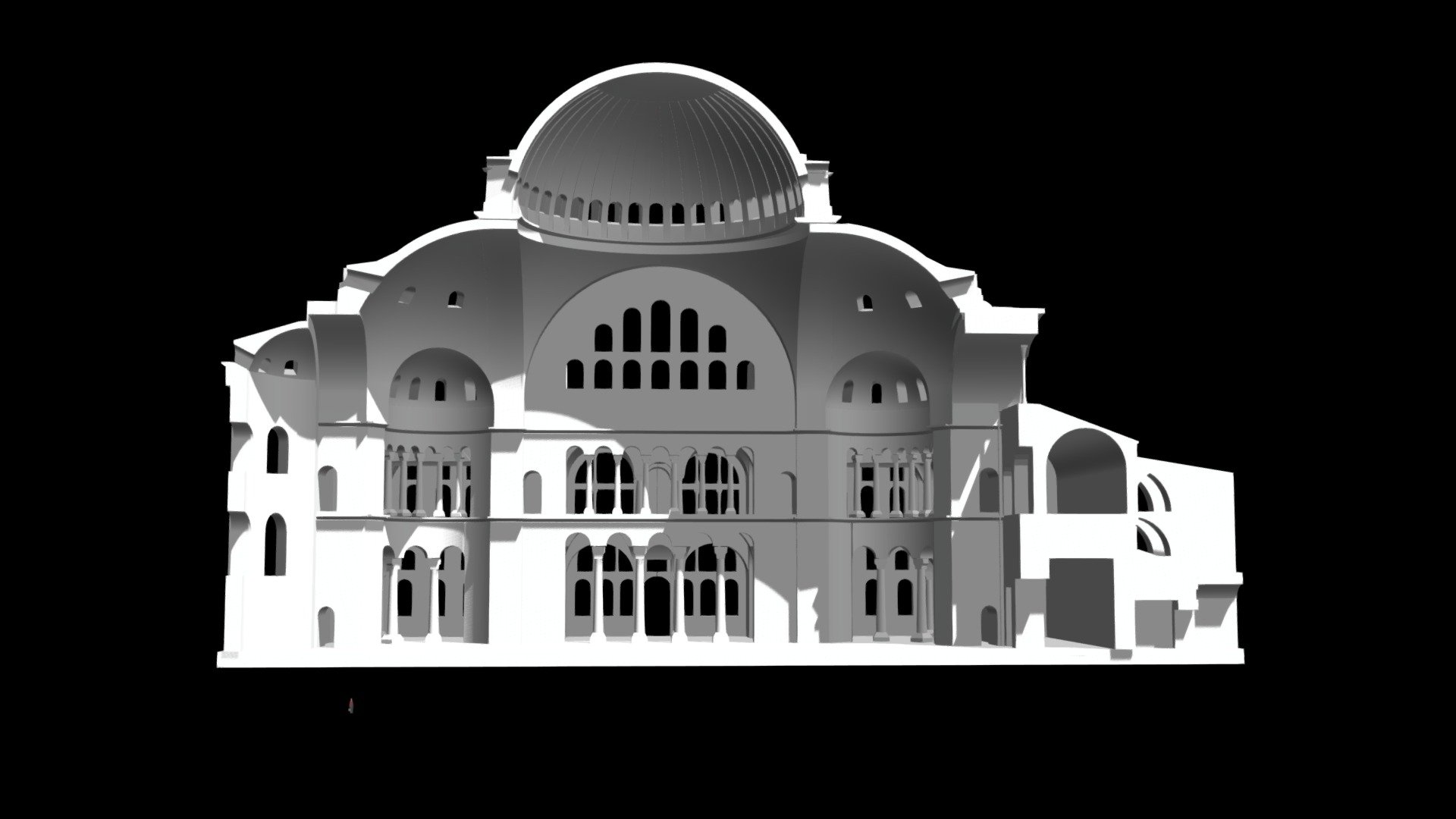 Hagia Sophia Section - 3D model by albertghezzi44 [8595a97] - Sketchfab