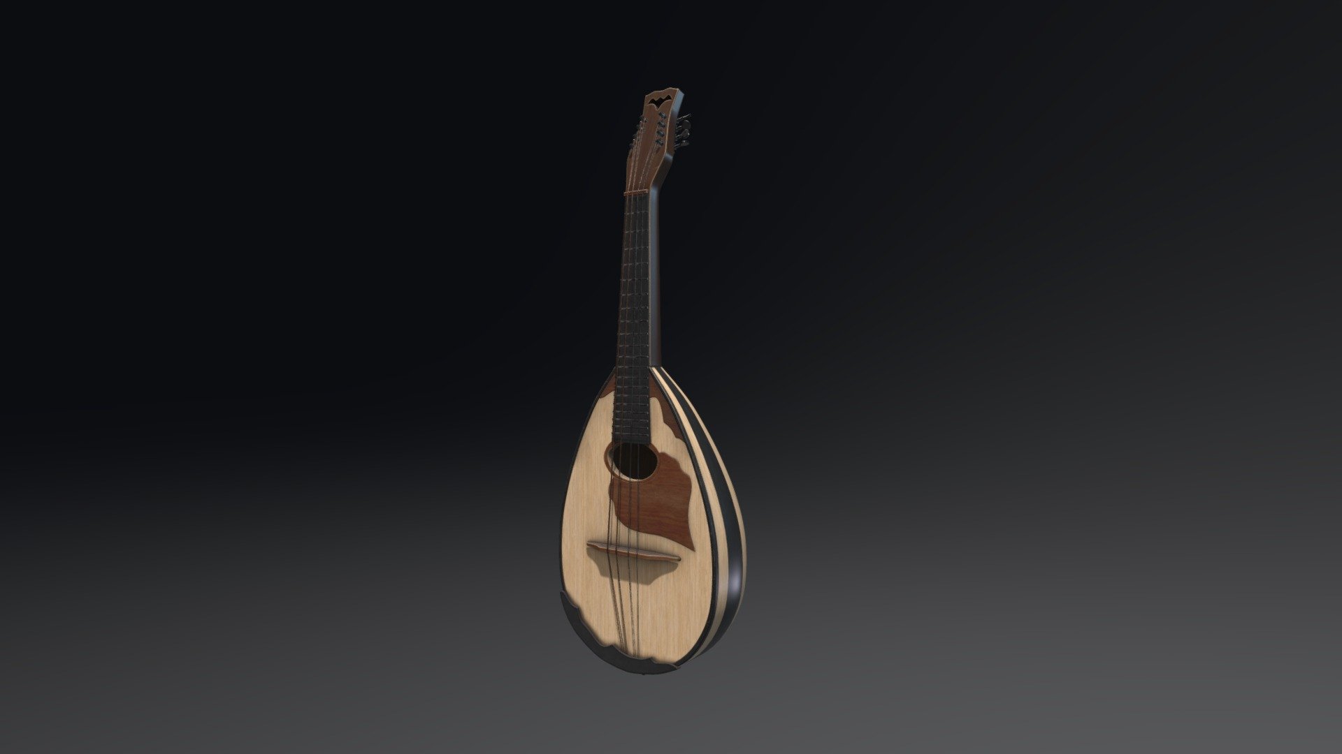 Mandolin 1 (round-backed) - Download Free 3D model by SlagPerch 3D ...