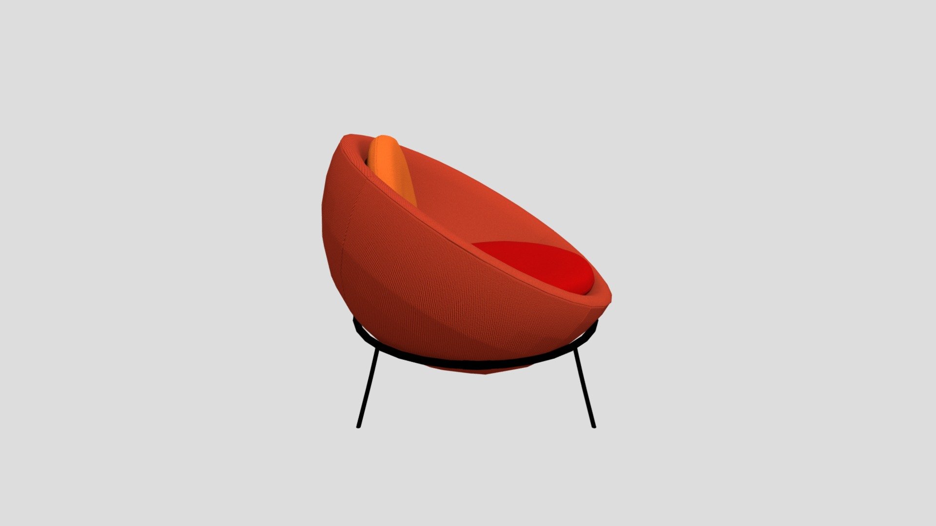 Bardis bowl chair - 3D model by DeCloon [8598421] - Sketchfab