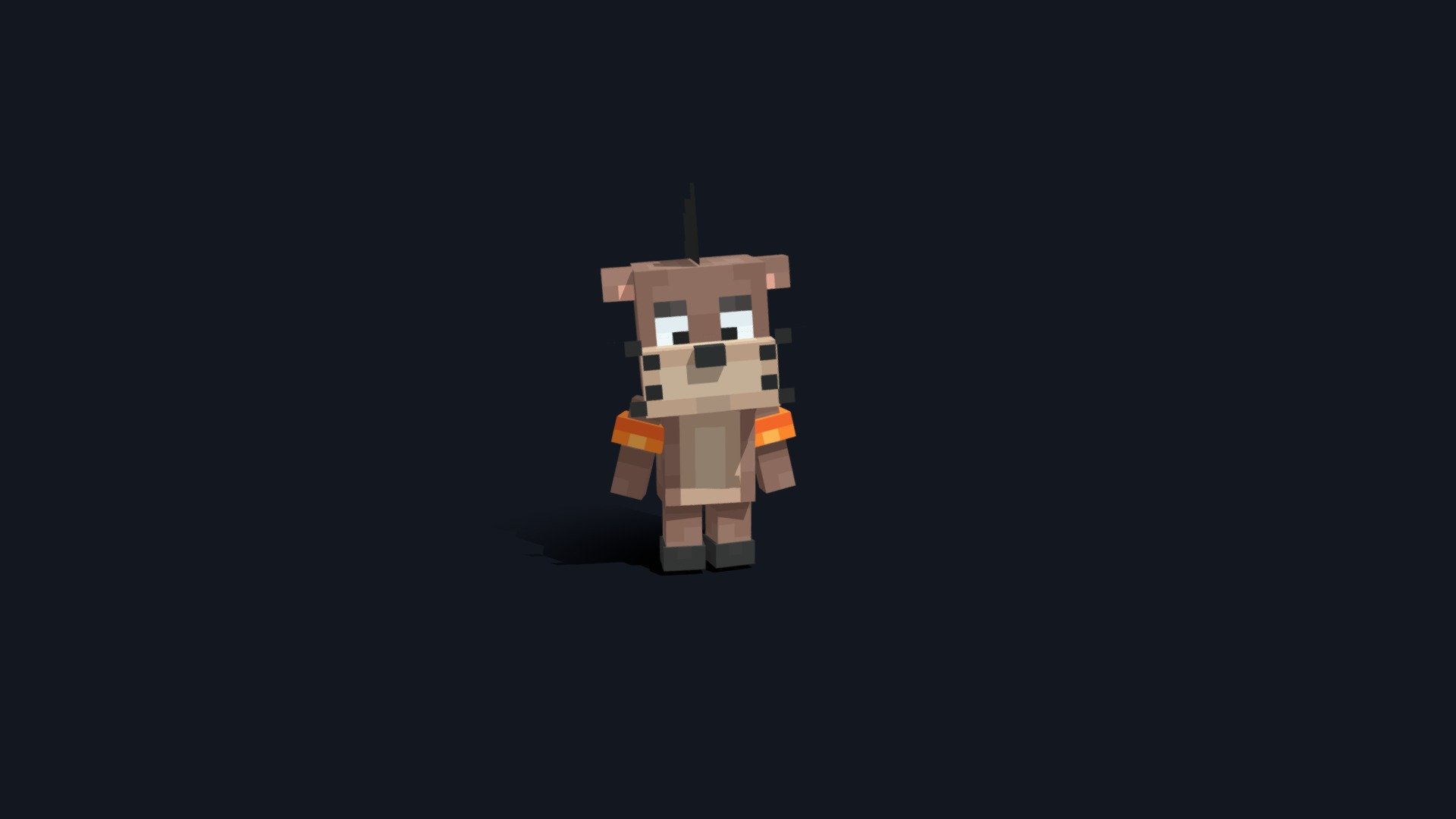 Minecraft Mascot - Plouf' - 3D model by Yorz3D [8599e52] - Sketchfab