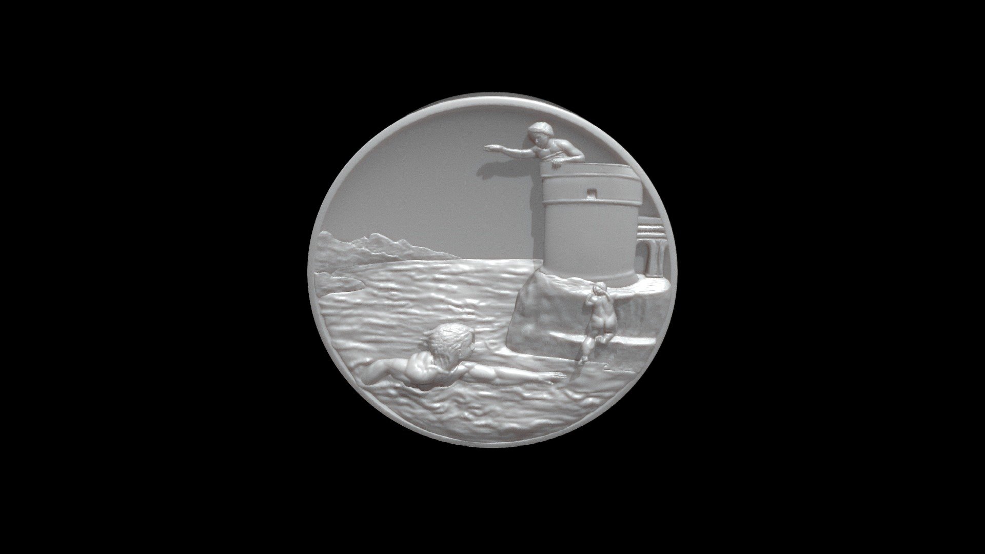 Medallion 4 - 3D model by DanielWilliamsArt [8599f56] - Sketchfab