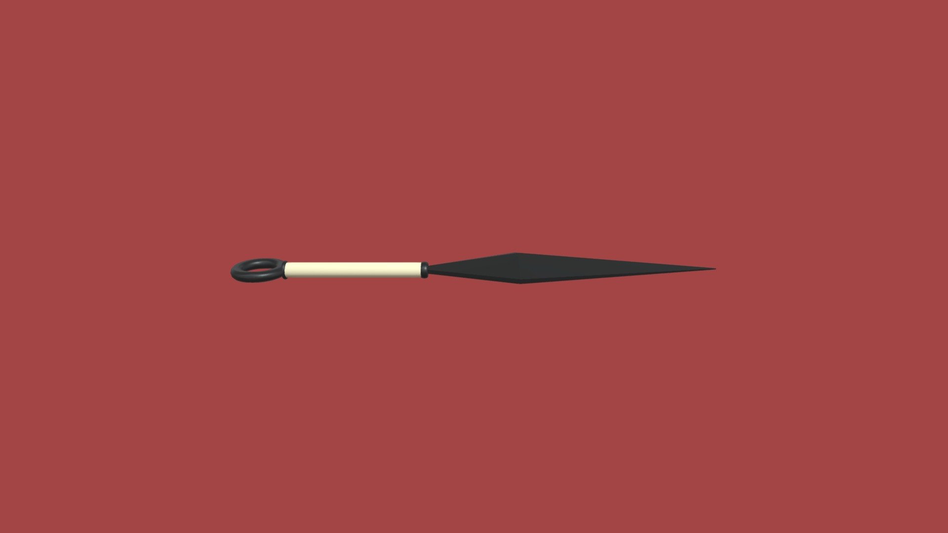 Simple kunai model - 3D model by Zeldak [859aaa7] - Sketchfab