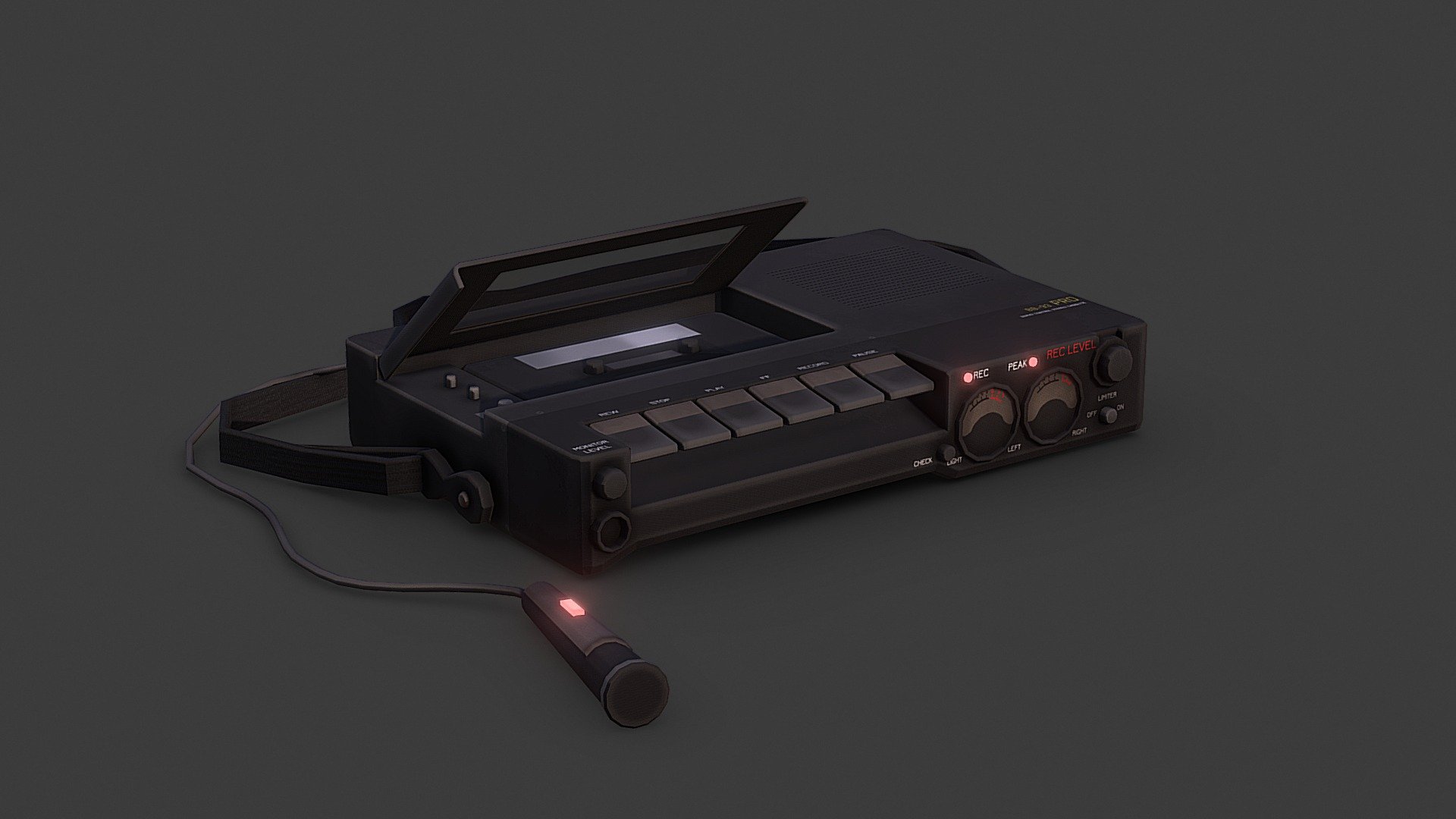 Tape recorder - 3D model by Georgia.Perry [859bcae] - Sketchfab