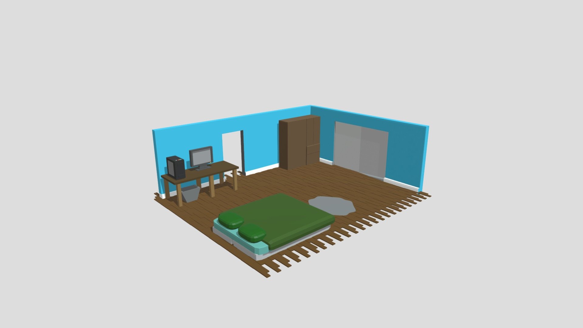 My Room - One Finish - Download Free 3D model by Ligth´s in the Nigth ...