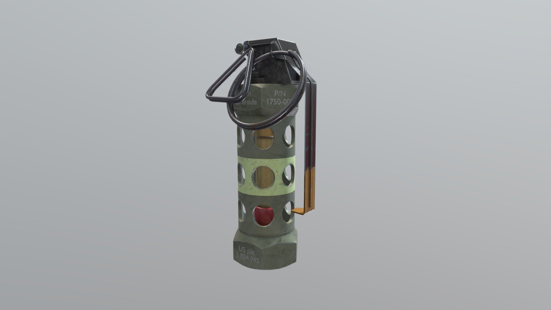 M84 Flash Grenade - Game Ready Mesh - 3D model by JessBonser [859de8d ...