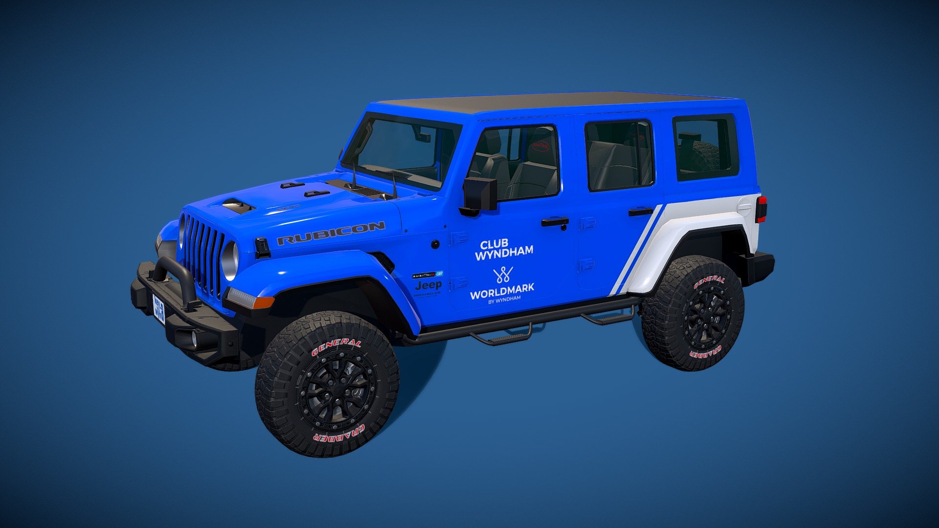 2021 Jeep Wrangler Rubicon - 3D model by Matt Bell (@sombrerogrande ...