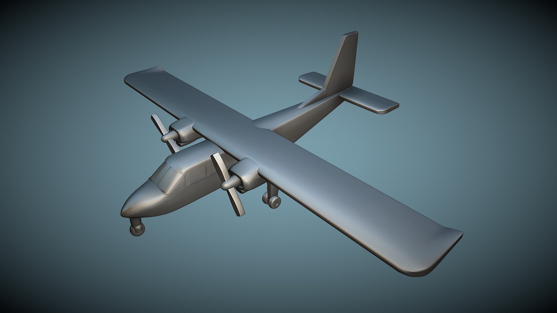 Britten-Norman BN-2 Islander 1/400 scale - Buy Royalty Free 3D model by ...