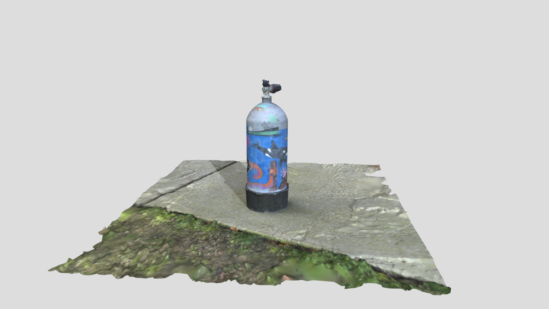 Scuba Tank - 3D model by cliffwilkey [859f8c0] - Sketchfab