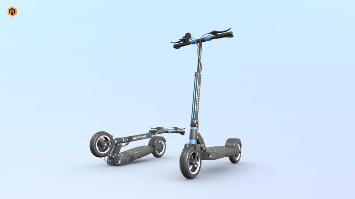 Electric-scooter 3D models - Sketchfab