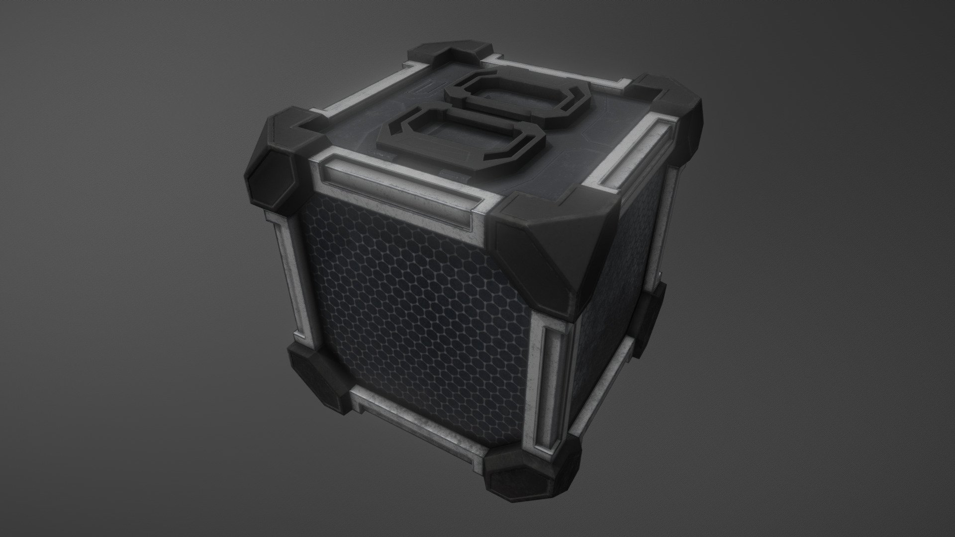 SciFi Protective Crate Cube Box - 3D model by p1aym [85a04f0] - Sketchfab