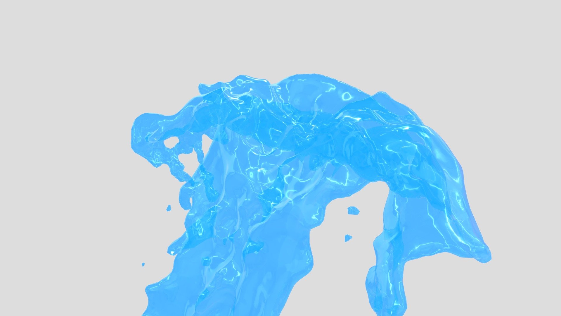 water splash - Download Free 3D model by KANG (@kangjing0310) [85a1338 ...