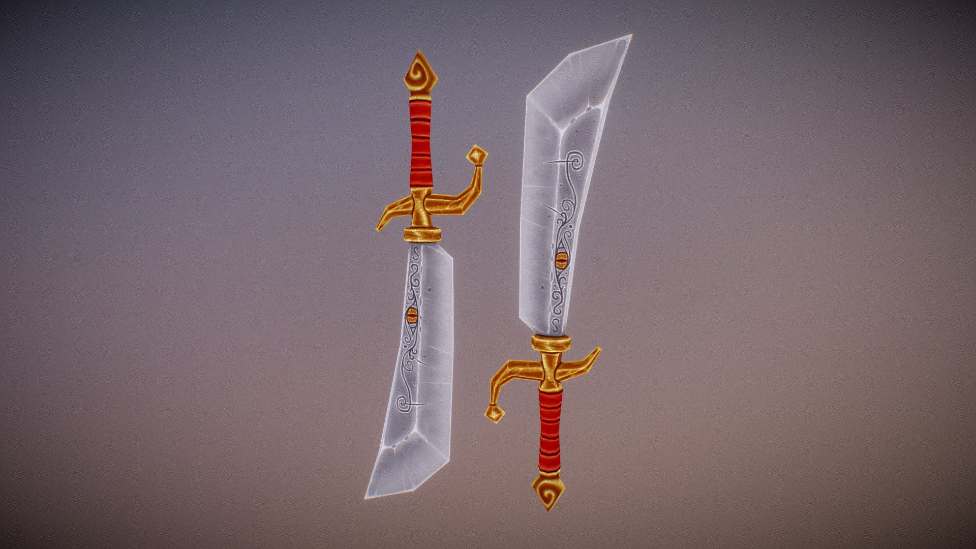 Blade low poly - 3D model by thiago.ts [85a2457] - Sketchfab