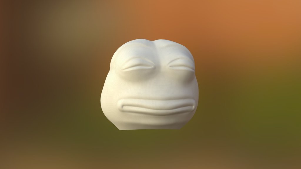 Pepe's head - 3D model by sensey_alexey [85a47ae] - Sketchfab
