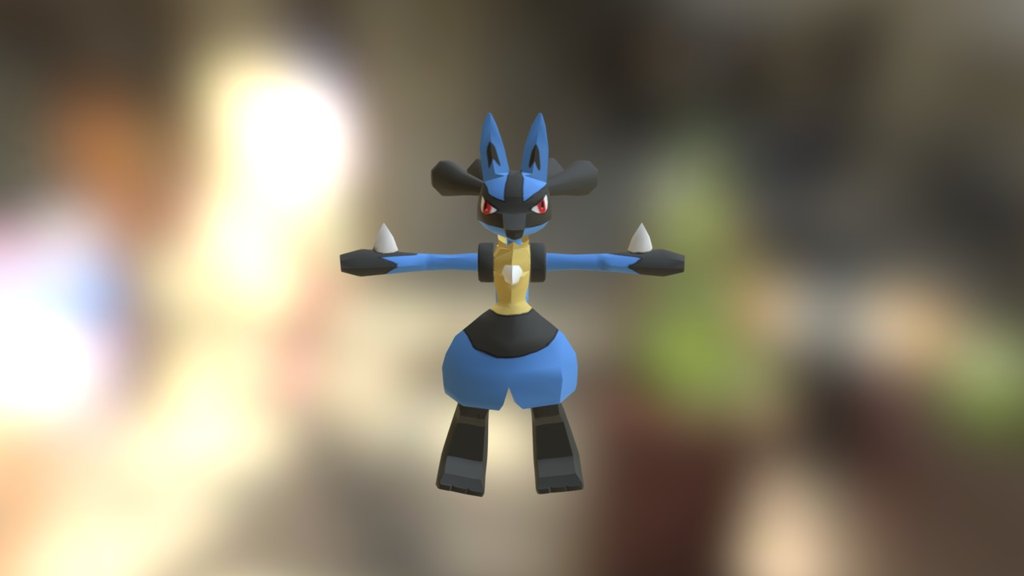 Lucario Final - 3D model by Animajor [85a6478] - Sketchfab