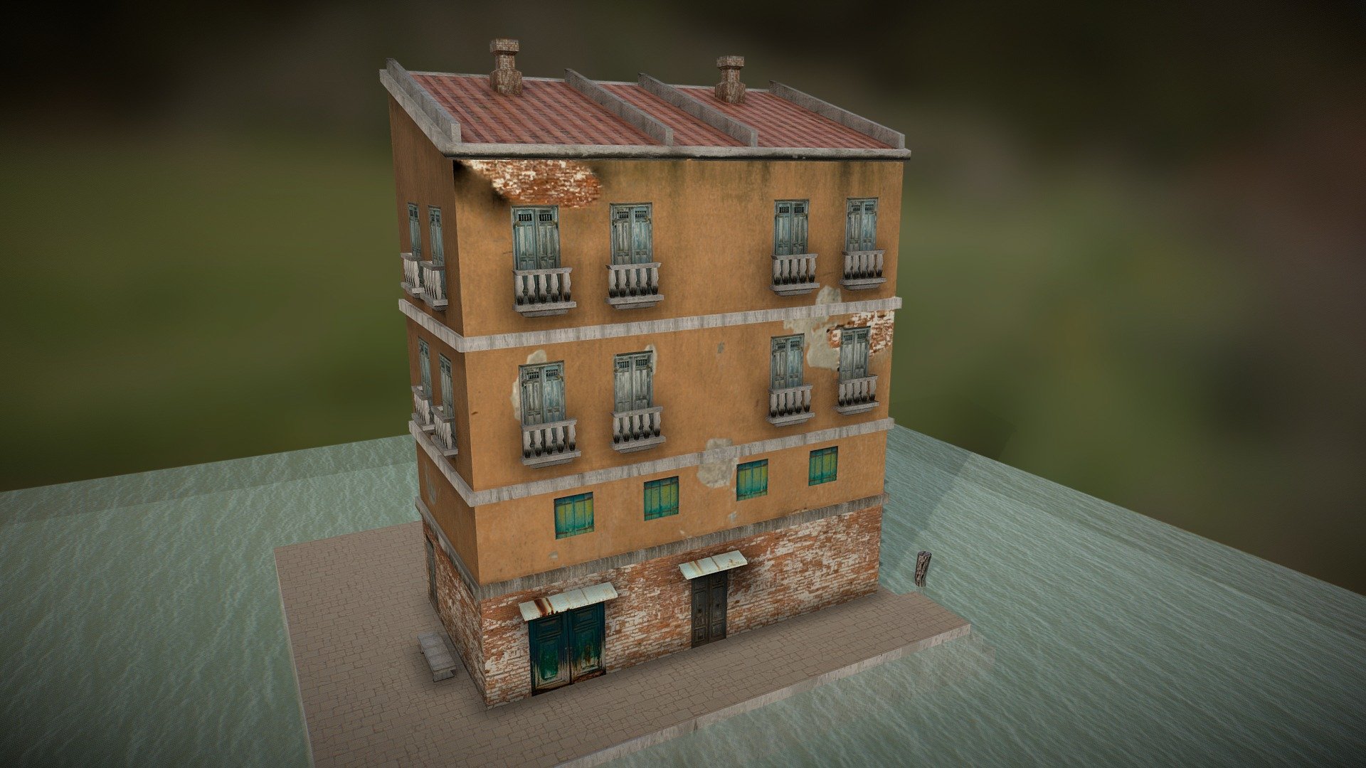 Venice Building LOW POLY - Download Free 3D model by Caio de Oliveira ...