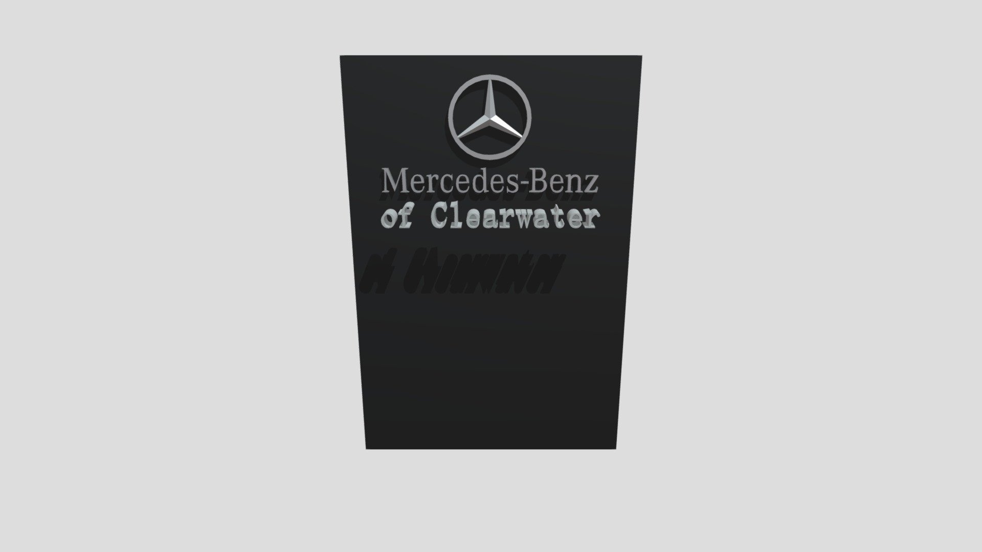 Custom Mercedes Benz sign - Download Free 3D model by BSODGamer1234 ...