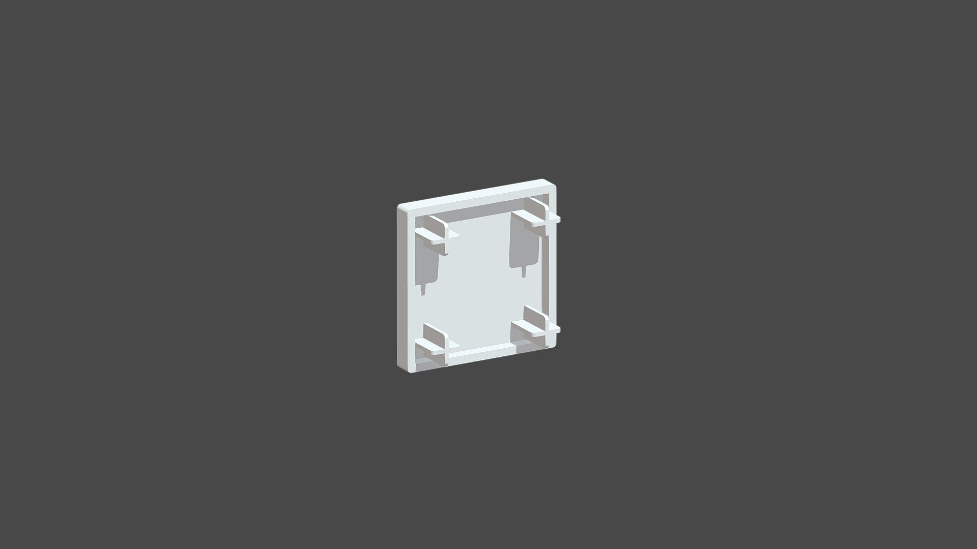 【EC-4040 端蓋】- 4040 End Cap For Aluminum Profile - 3D model by ...