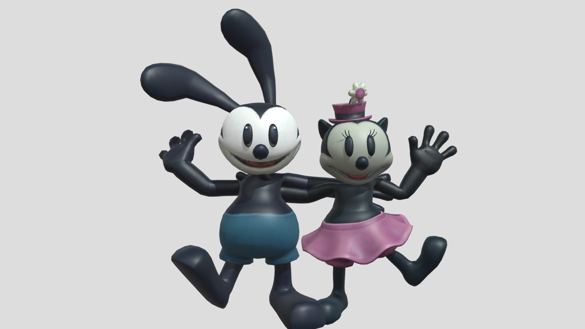 Oswald & Ortensia - Download Free 3D model by Aron Studios (@AronGreene ...