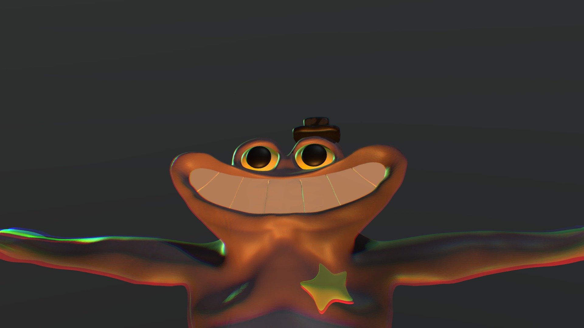 Sheriff toadster (rigged) - Download Free 3D model by Inspector edich ...