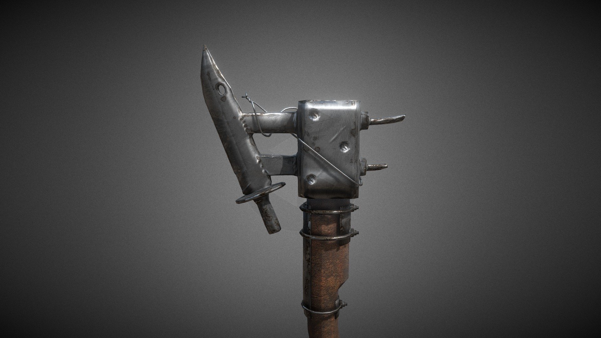 Apocalypse Handmade Weapon Asset - Buy Royalty Free 3D model by ...