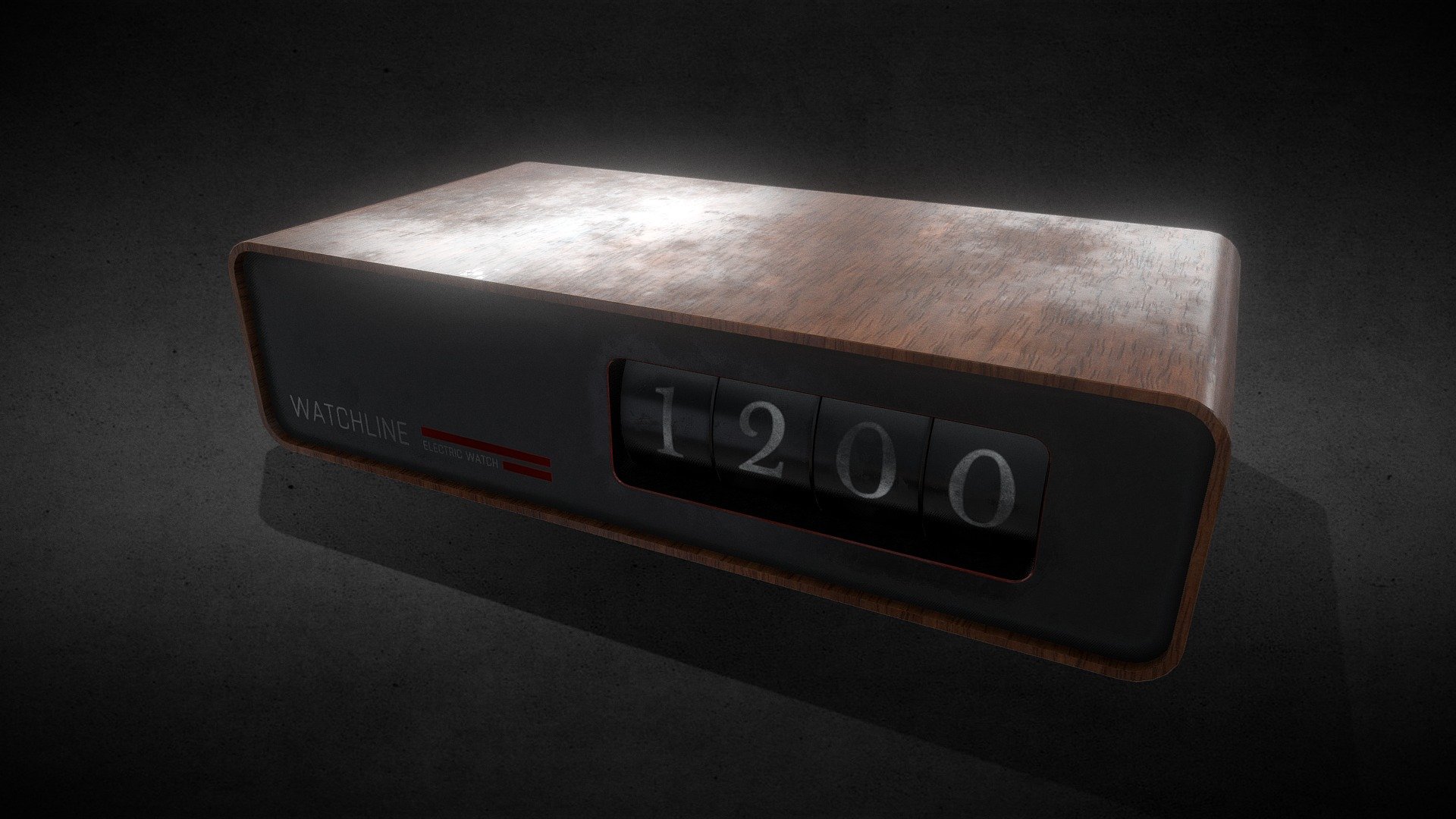 fictional retro clock - Download Free 3D model by AdamKozakGrafika ...