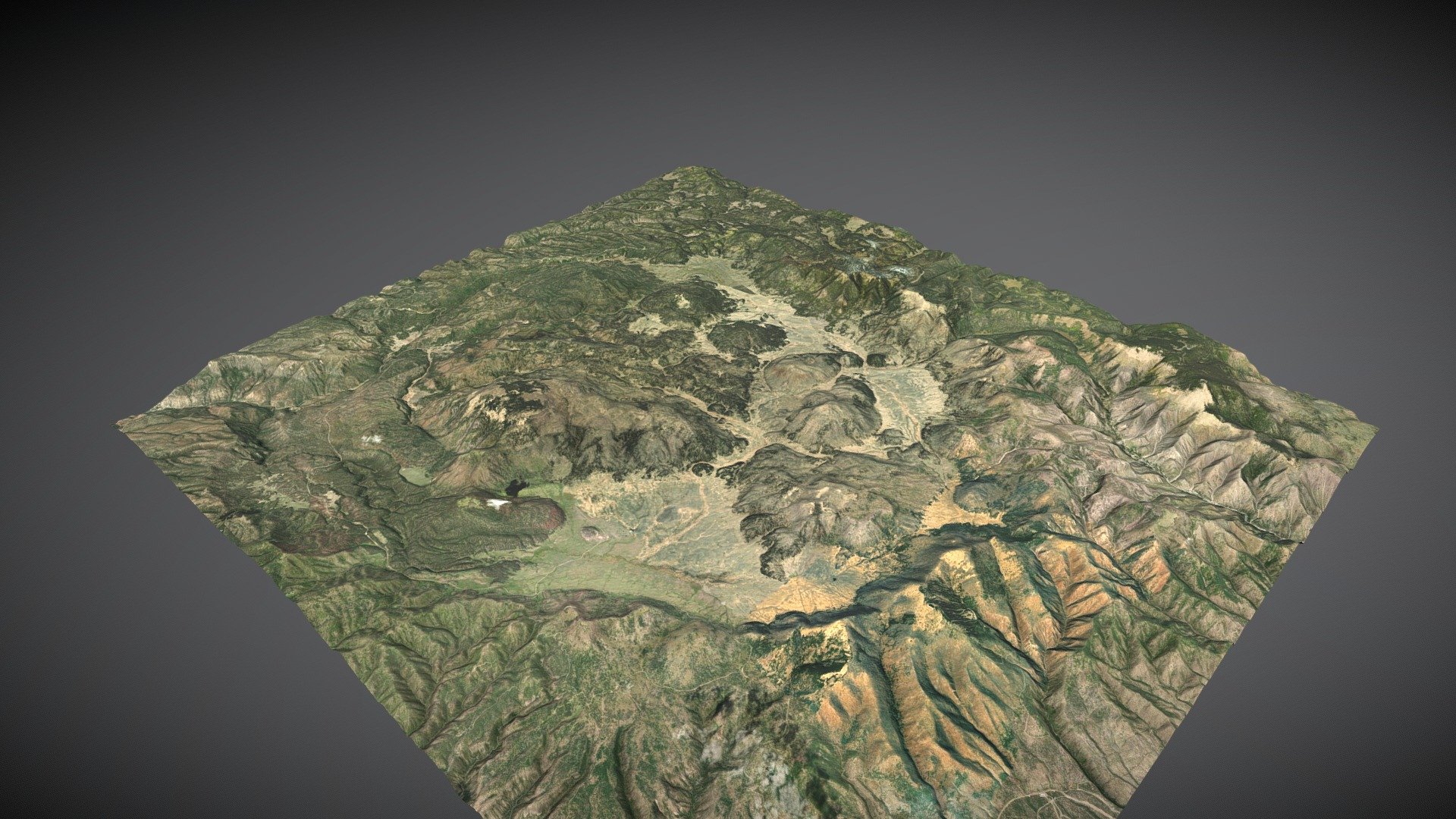 Valles caldera, New Mexico, USA (x2) - Download Free 3D model by WVU ...