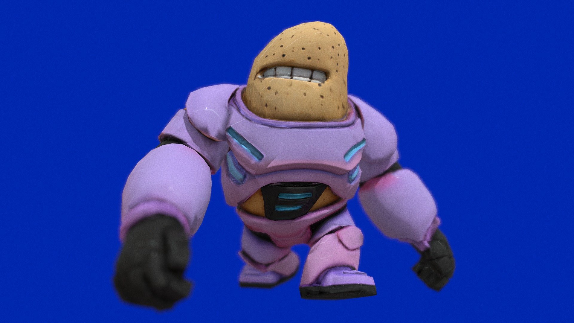 Epic Potato Warrior - Behemoth - Download Free 3D model by Jungle Jim ...