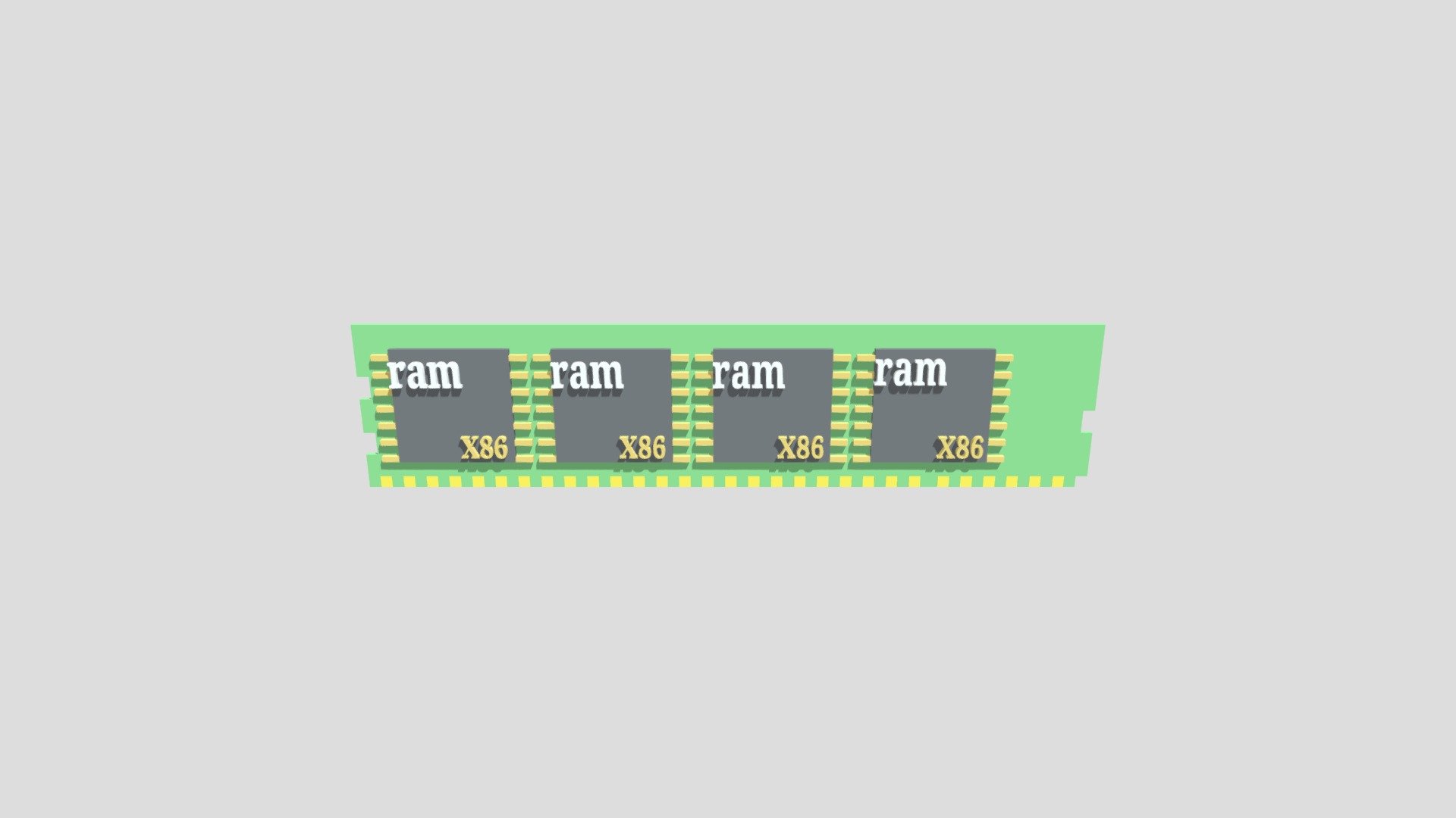 RAM - Download Free 3D model by GmedranoTIC [85b066f] - Sketchfab