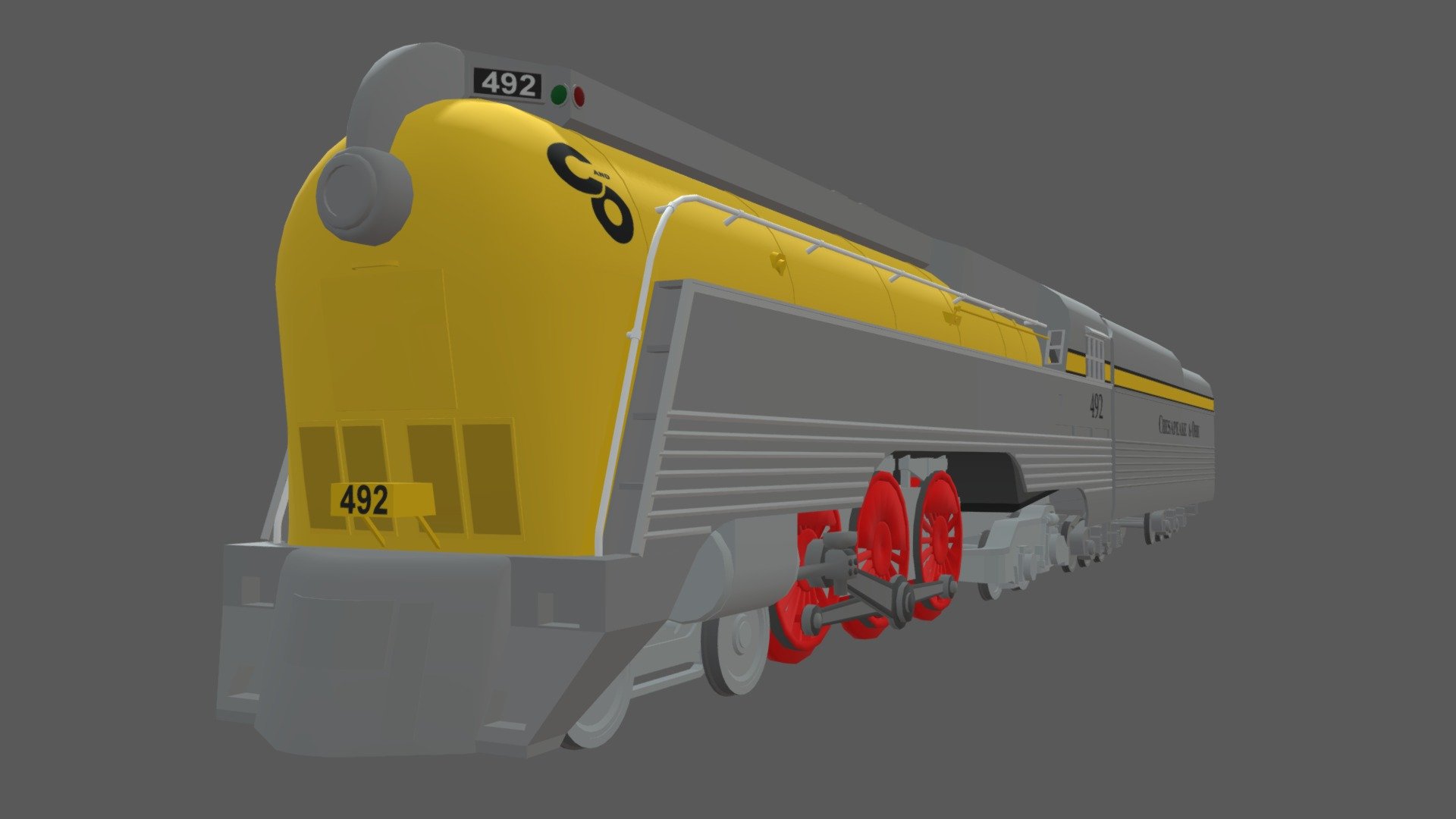 C&O 490 - Download Free 3D model by torreylee070 [85b0aba] - Sketchfab