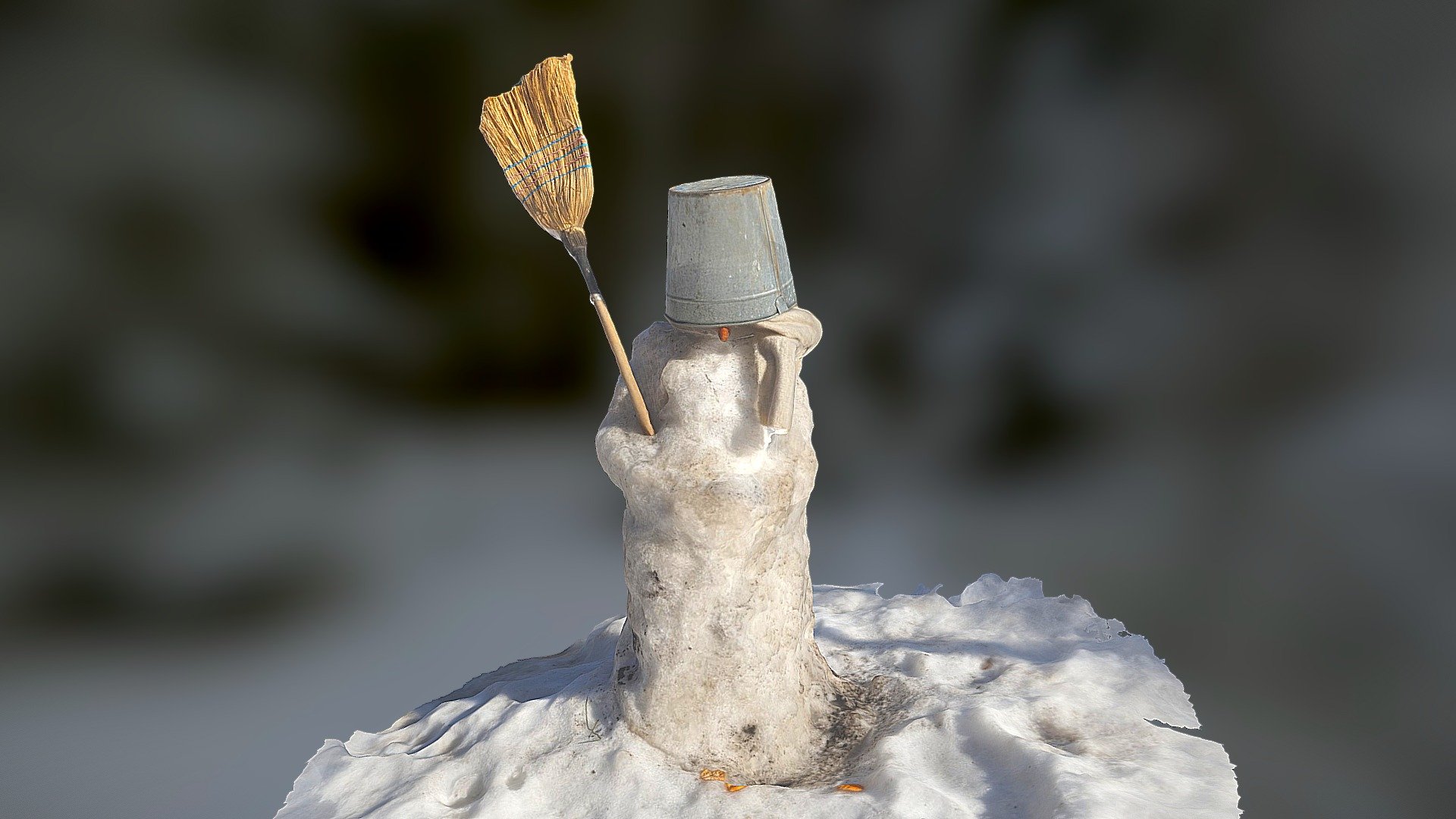 Melting Snowman - Download Free 3D model by Jeffrey Tuhtan (@jtuhtan ...