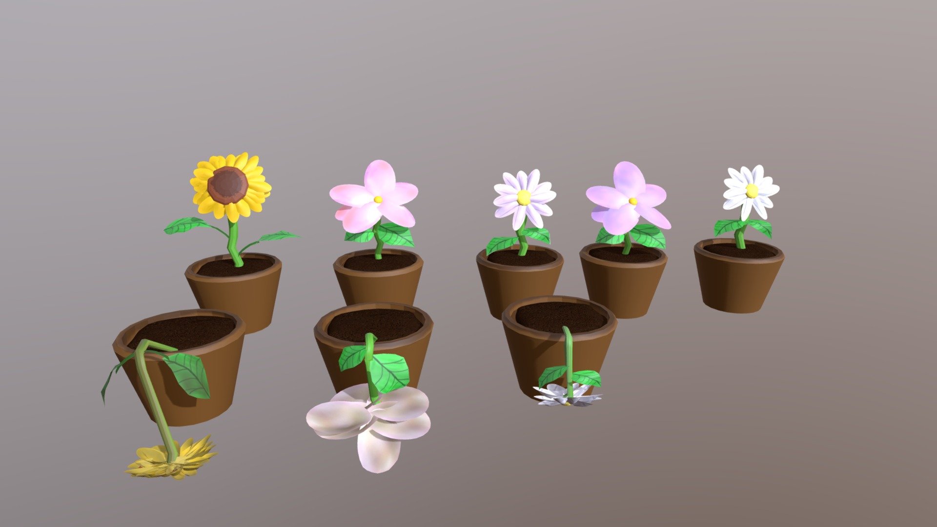 Flowers - 3D model by Sierra Cook (@Lionessontherise) [85b1402] - Sketchfab
