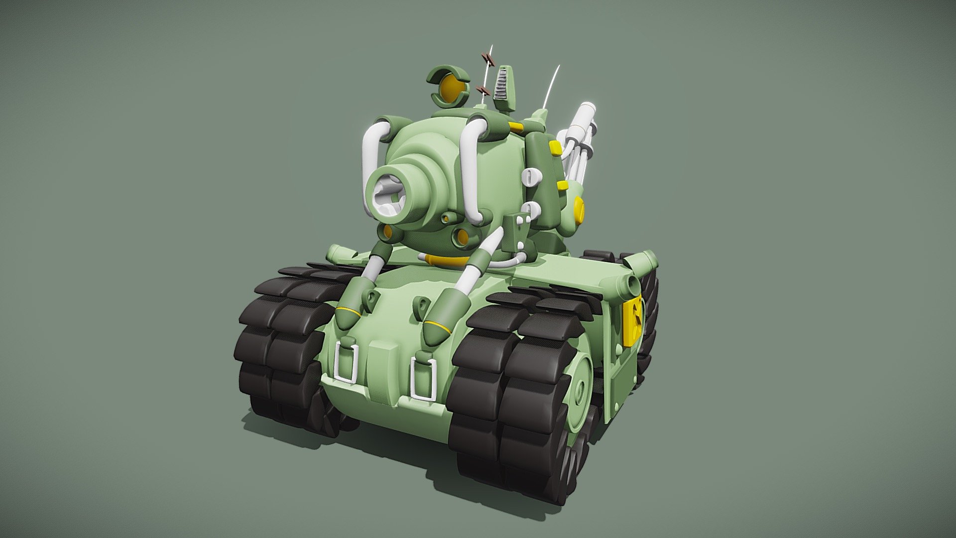 Metal Slug Tank - 3D model by danilo2222255 [85b1c41] - Sketchfab