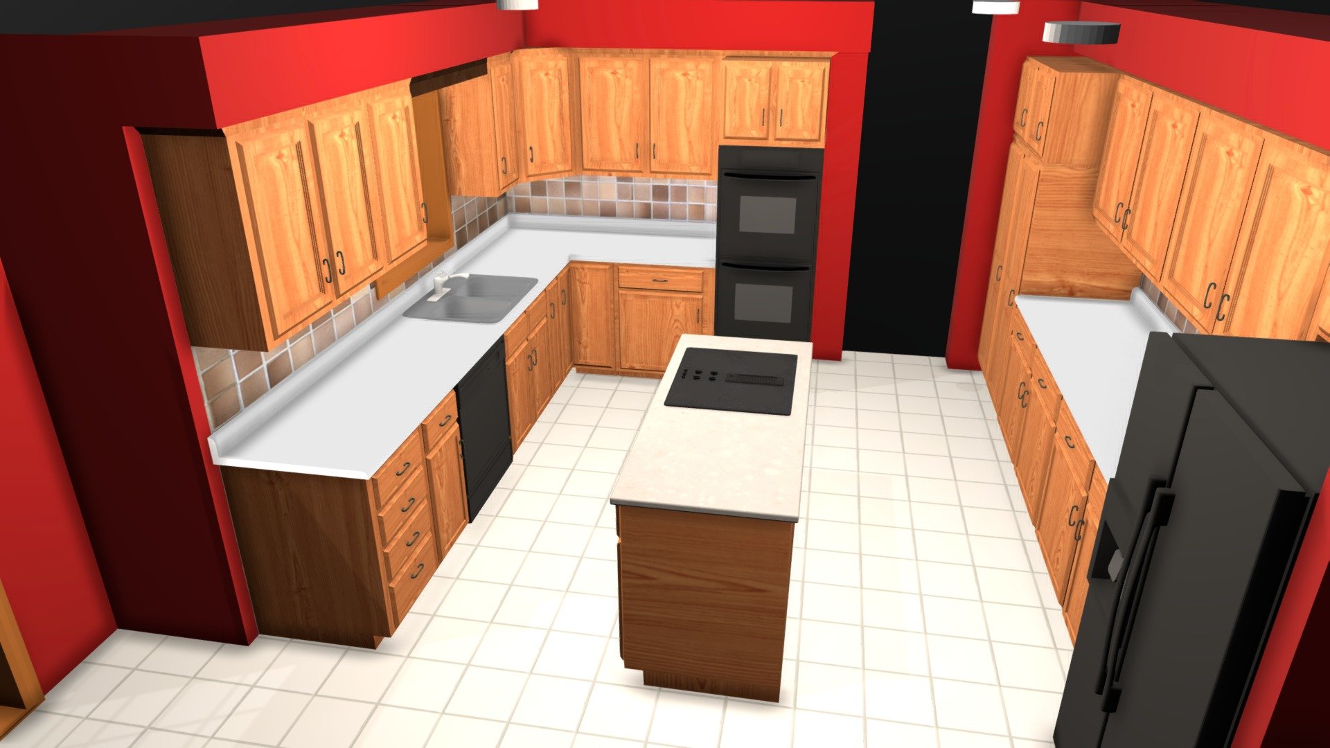 Kitchen Block - 3D model by Patrik CK (@nfspck) [85b296f] - Sketchfab