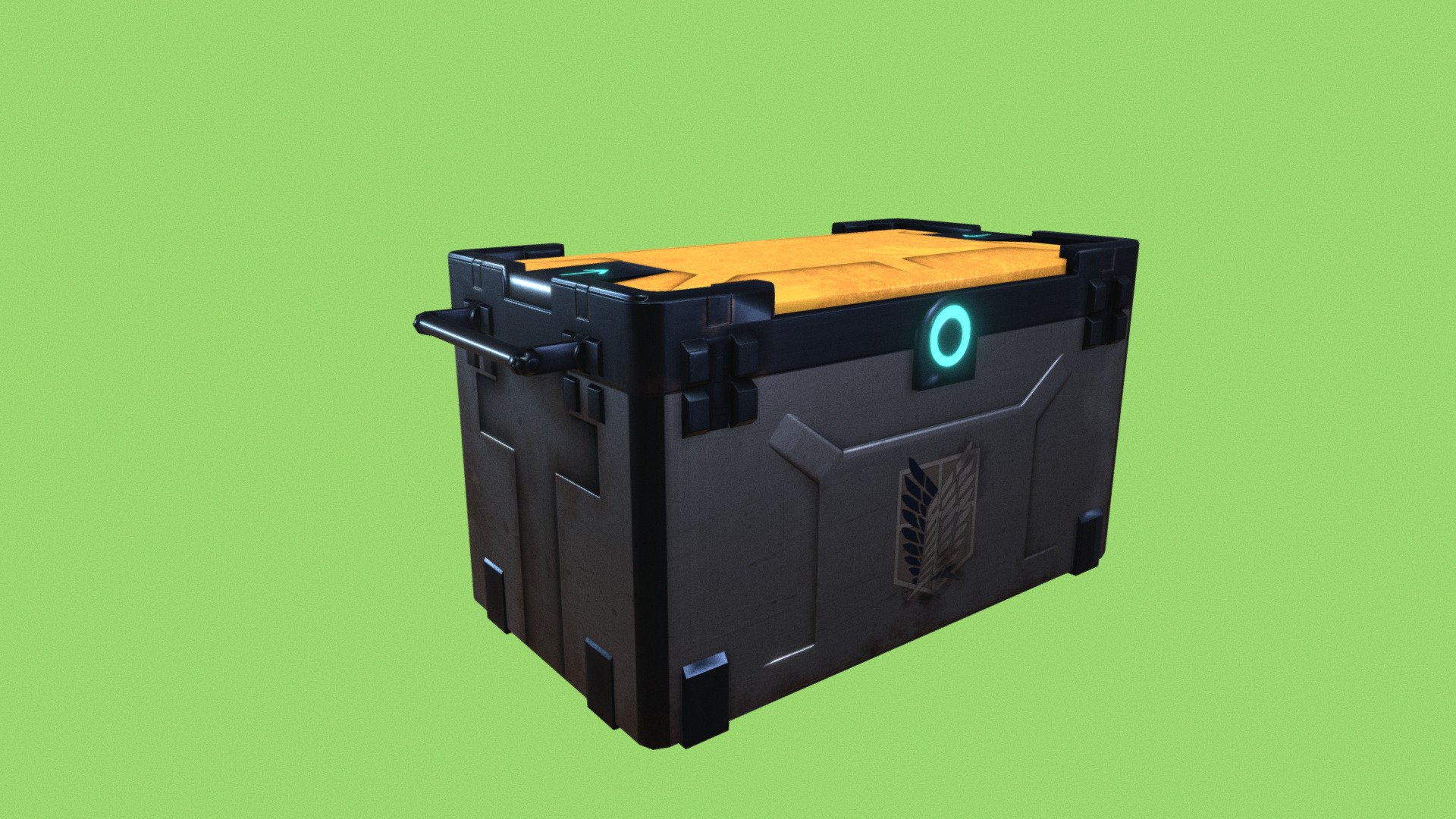 Sci fi box prop:) - 3D model by alepaindo [85b30a7] - Sketchfab