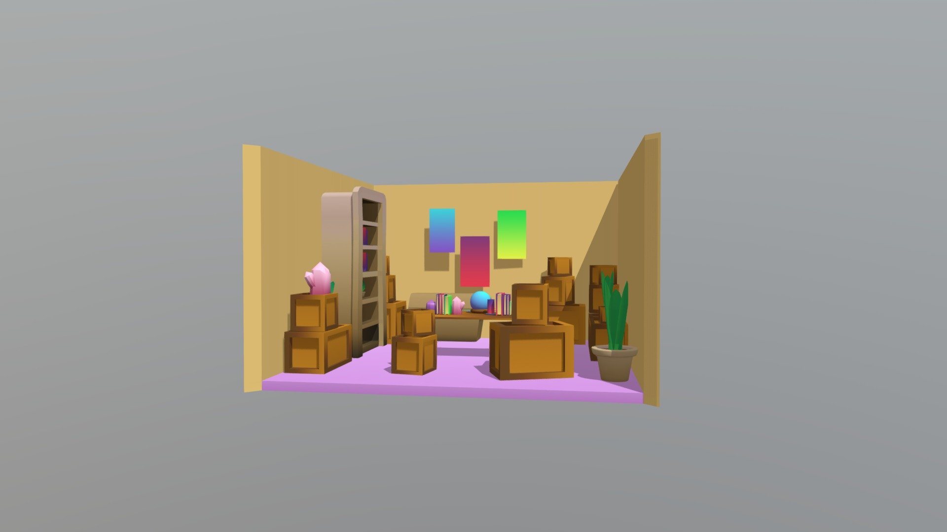 Magical Storage Room - Download Free 3D model by ambyth [85b3b25 ...
