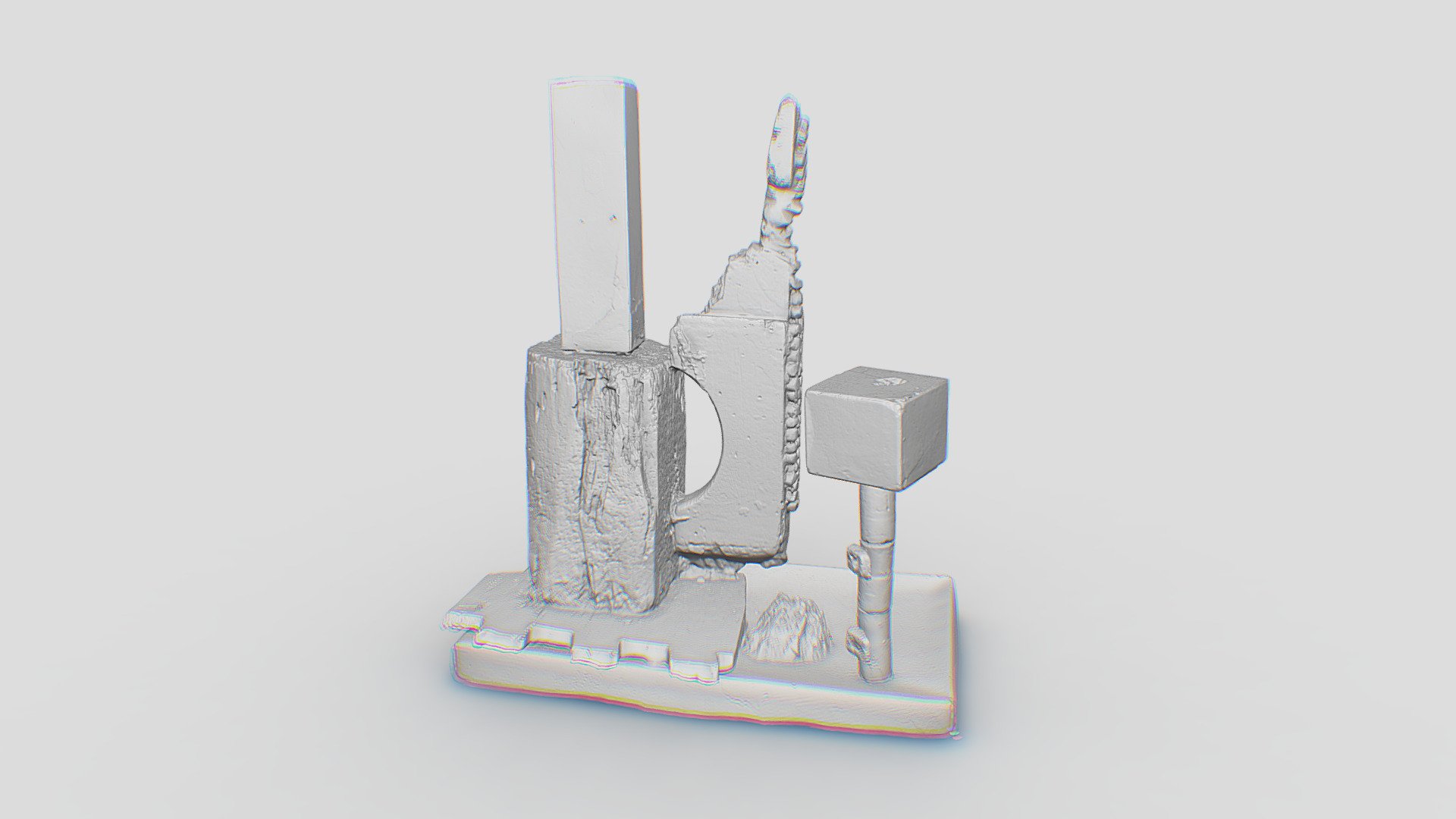Familie2...... cast aluminum - 3D model by gussbronze [85b5b8b] - Sketchfab