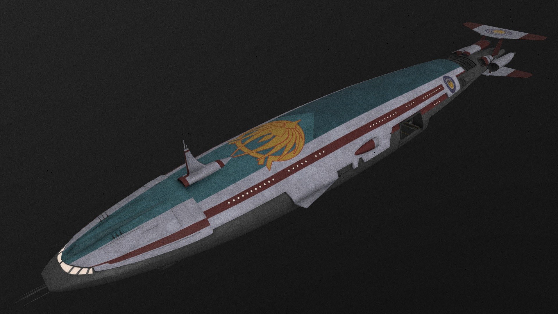 BSG | Colonial One [FANON] - Download Free 3D model by 3D Sci-Fi (@3D ...