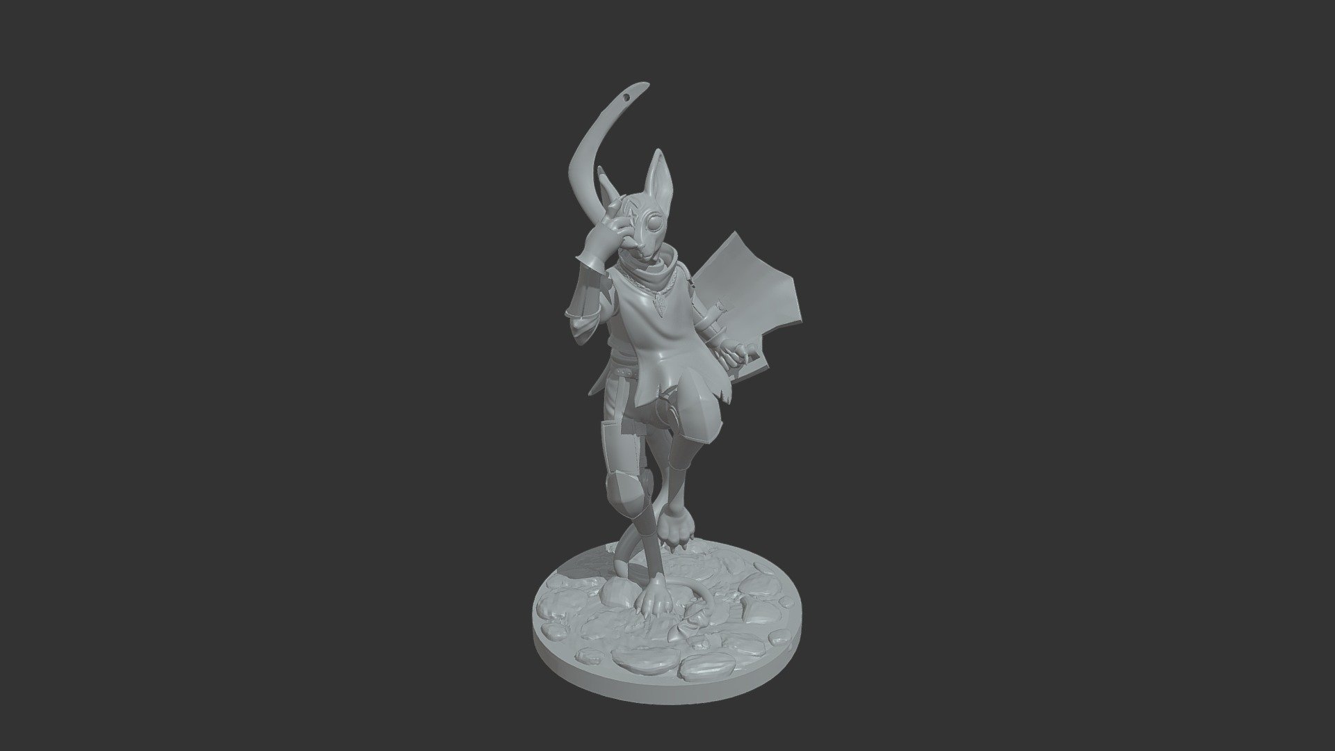 Garbone, TTRPG miniature - 3D model by silverside [85b9497] - Sketchfab