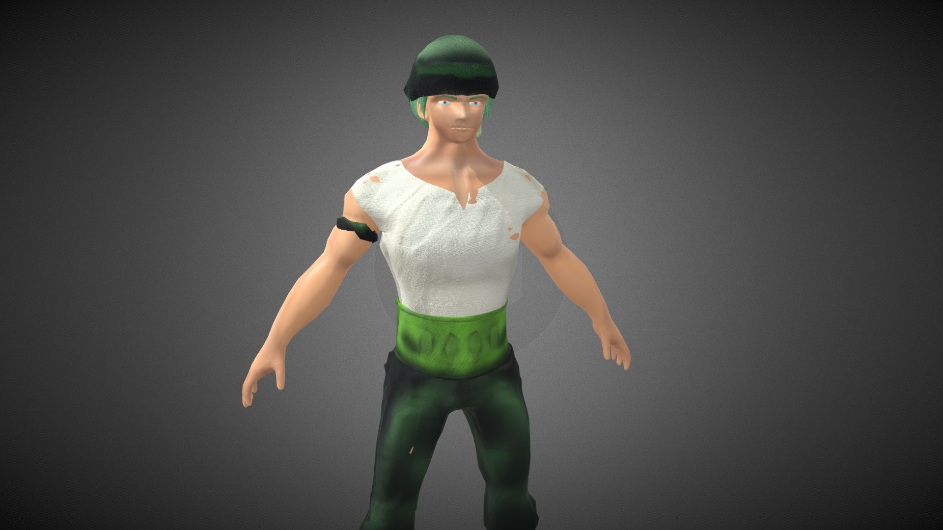 Zoro (Pre-Timeskip) One Piece - 3D model by Fube1971 [85baa31] - Sketchfab