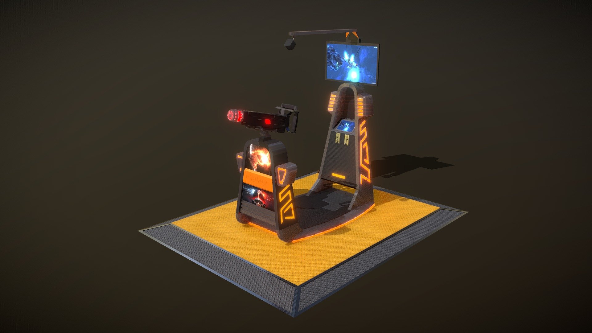VR Game Station (SUPER SHOOTERS ) - 3D model by Sergo_CRAFTSMAN ...